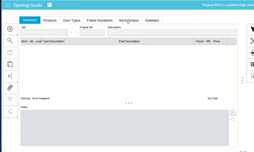 View REVIT® parameters | Openings Studio Knowledge Base View REVIT® parameters | Openings Studio Knowledge Base